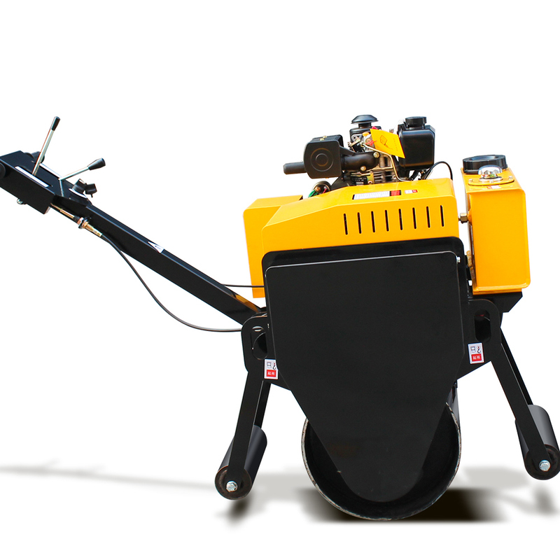 Walk Behind Mini Compactor Vibratory Hand Vibratory Pedestrian Roller ...