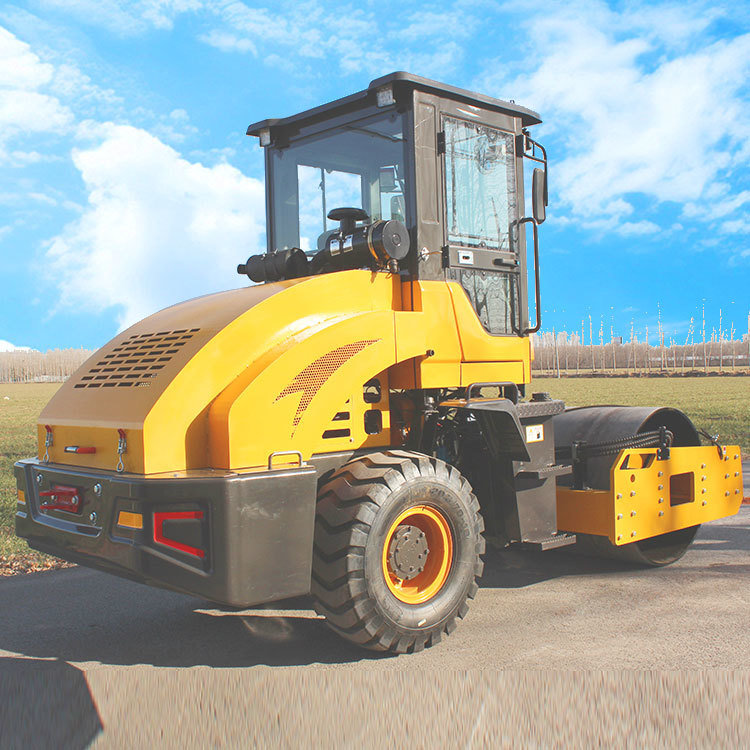 High Performance Road Machinery Vibratory Road Roller 5ton Single ...