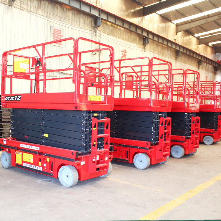 High Quality Work Platforms Scissor Lift Platform Cargo Electric ...