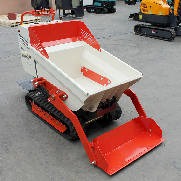 0.8 Ton Crawler Mini Hydraulic All Terrain Track Mini Truck Dumper ...