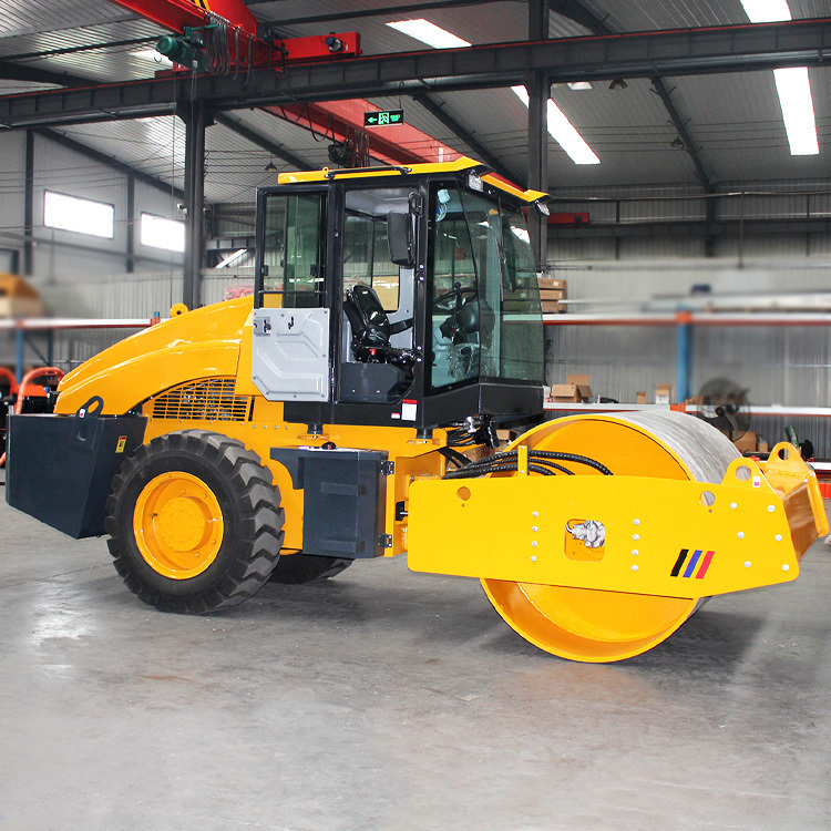 10 Ton Steel Wheel Roller Soil Compactor Small Vibratory Road Rollers