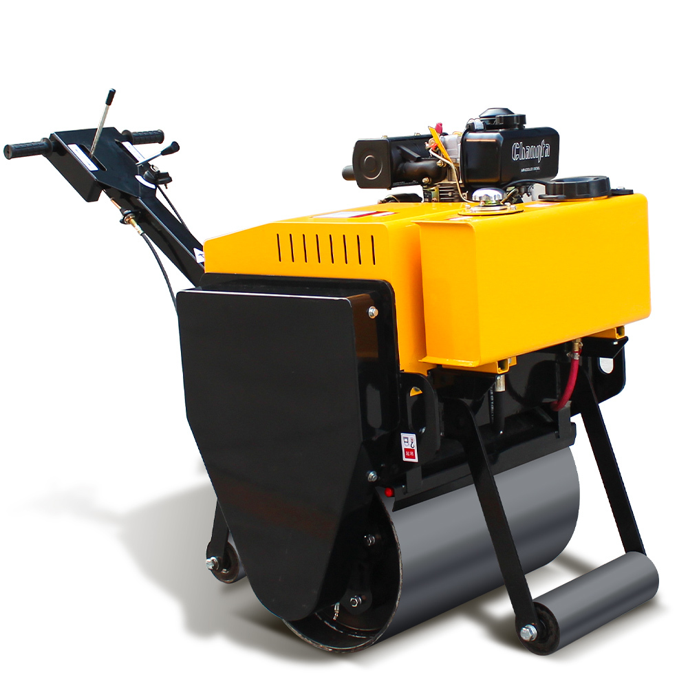 Walk Behind Mini Compactor Vibratory Hand Vibratory Pedestrian Roller ...