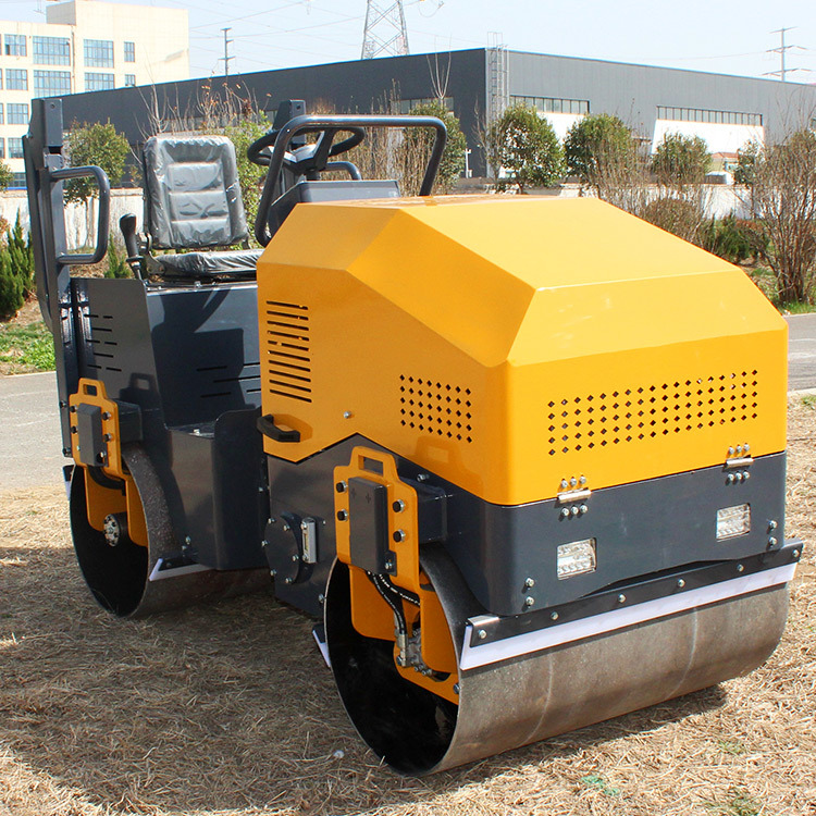 2 Ton Road Roller Diesel Power Hydraulic Vibratory Road Roller Double ...