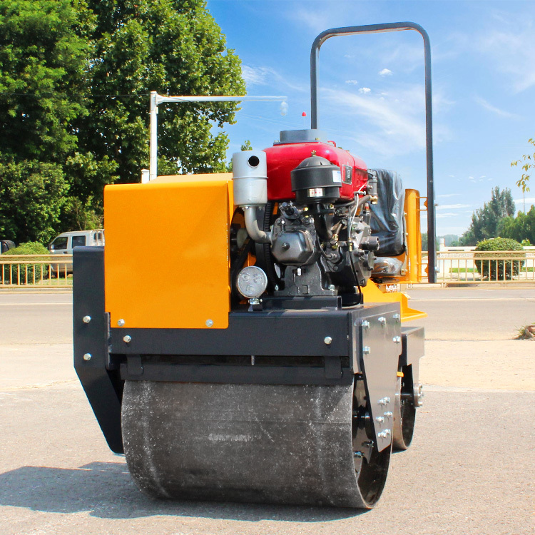 Construction Compactors Diesel Engine 700kg Road Roller Compactor ...