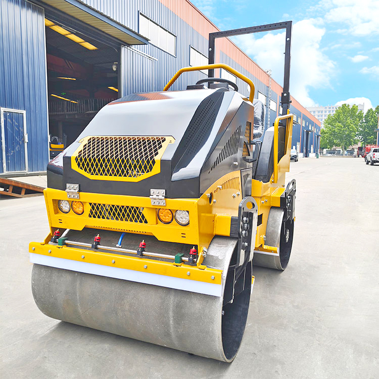 New 3000kg 3 Ton Diesel Engine Mini Compactor Road Roller Double Drums ...