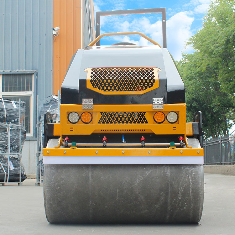 3 Ton Diesel Tandem Two Wheel Asphalt Concrete Vibratory Road Roller ...