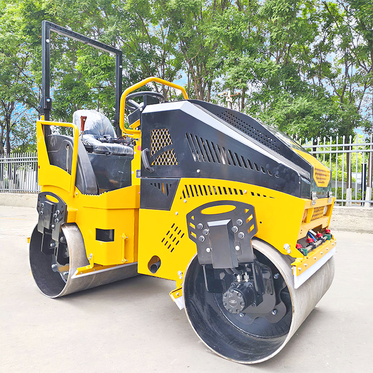 High Quality Ride on Double Drum Hydraulic Vibratory Road Roller Mini ...