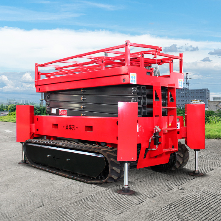 6m 8m 10m 12m Scissor Lift Portable Scissor Lift Elevator Crawler ...
