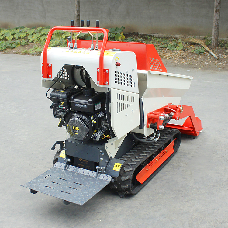 Agricultural Hydraulic Mini Dumper 800kg Small Manual Tracked Dumper ...
