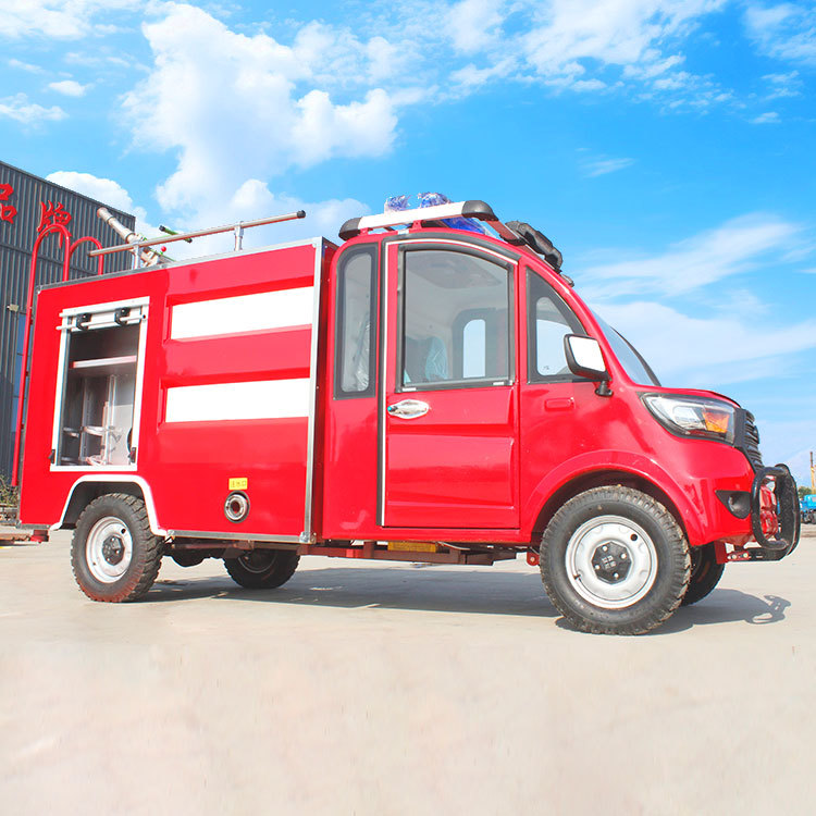 Hotel Electric Mini Fire Truck Rescue Fire Truck 4 Wheels Vacuum Tires ...